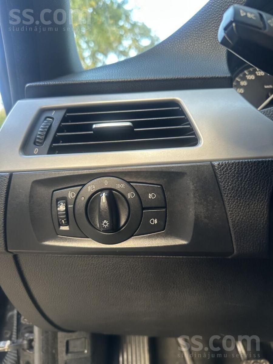 Black BMW 320 2007 in Cesis, with an engine capacity of 2.00 L and mileage of 0 thousand km for 4500 €, photo 19 on AUTOMOTO.COM.LV