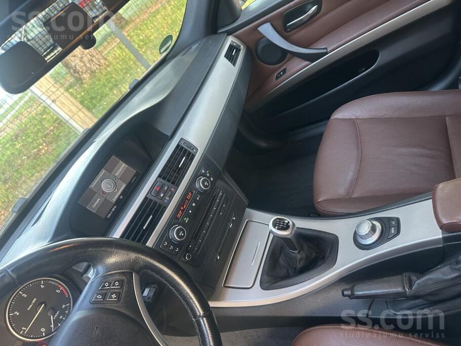 Black BMW 320 2007 in Cesis, with an engine capacity of 2.00 L and mileage of 0 thousand km for 4500 €, photo 21 on AUTOMOTO.COM.LV