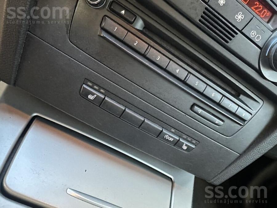 Black BMW 320 2007 in Cesis, with an engine capacity of 2.00 L and mileage of 0 thousand km for 4500 €, photo 22 on AUTOMOTO.COM.LV