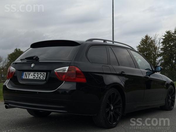 Black BMW 320 2007 in Jelgava, with an engine capacity of 2.00 L and mileage of 255 thousand km for 4000 €, photo 6 on AUTOMOTO.COM.LV