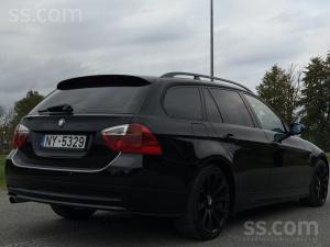 Black BMW 320 2007 in Jelgava, with an engine capacity of 2.00 L and mileage of 255 thousand km for 4000 €, photo 6 on AUTOMOTO.COM.LV