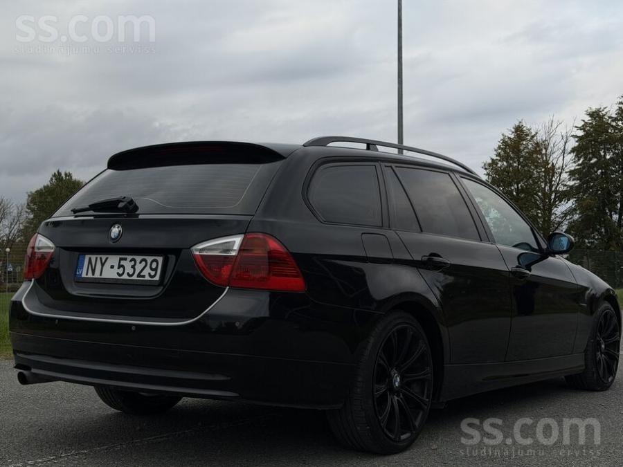 Black BMW 320 2007 in Jelgava, with an engine capacity of 2.00 L and mileage of 255 thousand km for 4000 €, photo 6 on AUTOMOTO.COM.LV