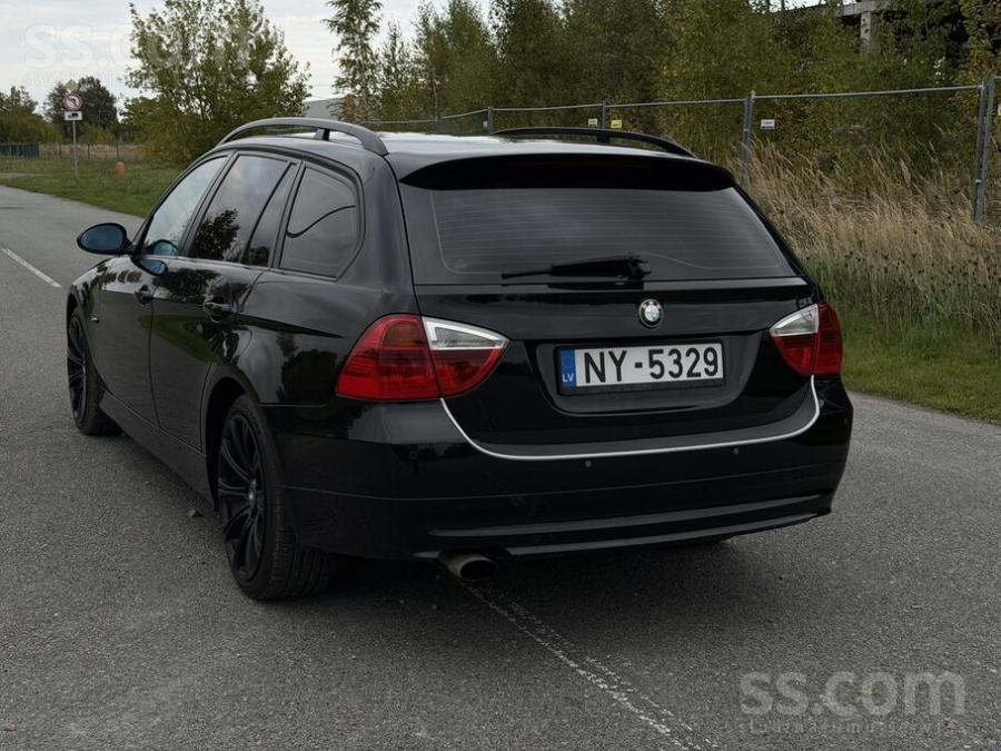 Black BMW 320 2007 in Jelgava, with an engine capacity of 2.00 L and mileage of 255 thousand km for 4000 €, photo 7 on AUTOMOTO.COM.LV