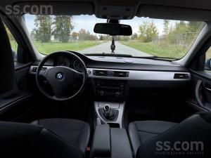 Black BMW 320 2007 in Jelgava, with an engine capacity of 2.00 L and mileage of 255 thousand km for 4000 €, photo 15 on AUTOMOTO.COM.LV