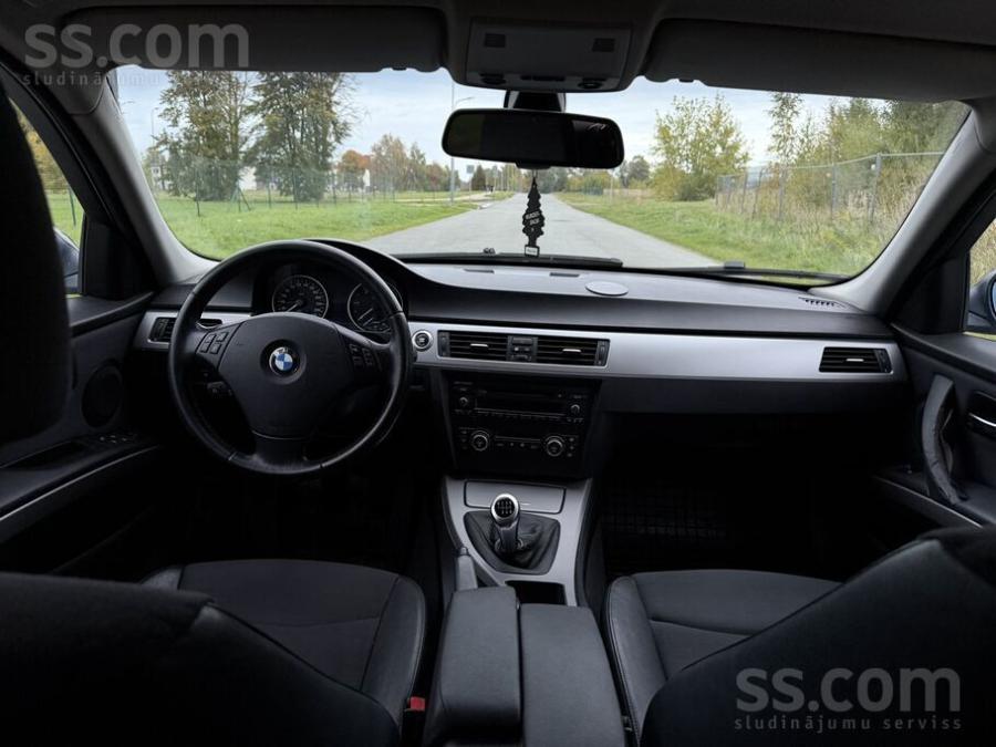 Black BMW 320 2007 in Jelgava, with an engine capacity of 2.00 L and mileage of 255 thousand km for 4000 €, photo 15 on AUTOMOTO.COM.LV