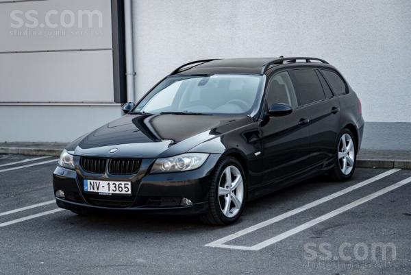 Black BMW 320 2008 in Riga, with an engine capacity of 2.00 L and mileage of 0 thousand km for 4000 €, photo 1 on AUTOMOTO.COM.LV
