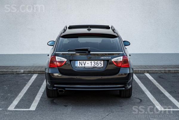 Black BMW 320 2008 in Riga, with an engine capacity of 2.00 L and mileage of 0 thousand km for 4000 €, photo 5 on AUTOMOTO.COM.LV