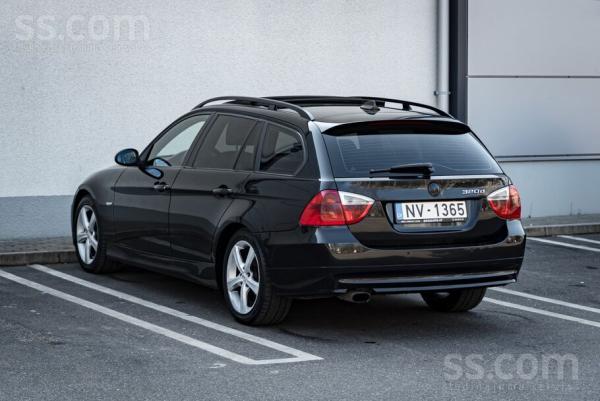 Black BMW 320 2008 in Riga, with an engine capacity of 2.00 L and mileage of 0 thousand km for 4000 €, photo 6 on AUTOMOTO.COM.LV