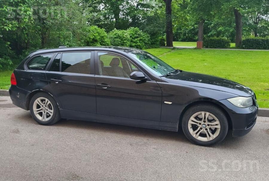 Melns BMW 320 2008 Rīga, ar dzinēja tilpumu 2.00 L un nobraukumu 485 tūkst. km par 2500 €, foto 1 vietnē AUTOMOTO.COM.LV