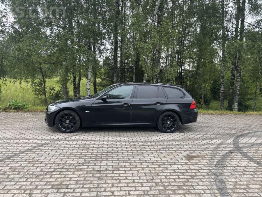 Black BMW 320 2008 in Liepaja, with an engine capacity of 2.00 L and mileage of 227 thousand km for 3300 €, photo 2 on AUTOMOTO.COM.LV