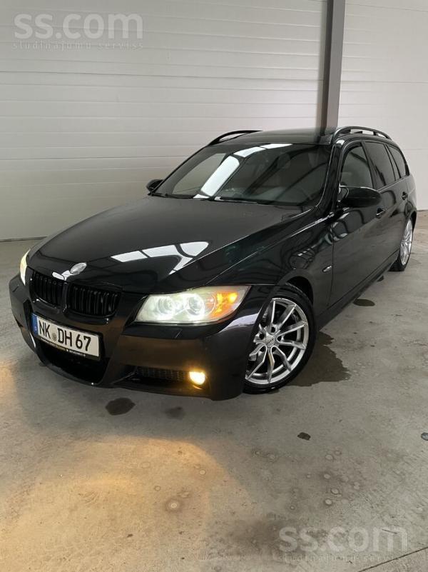 Black BMW 320 2008 in Balvi, with an engine capacity of 2.00 L and mileage of 254 thousand km for 4999 €, photo 1 on AUTOMOTO.COM.LV