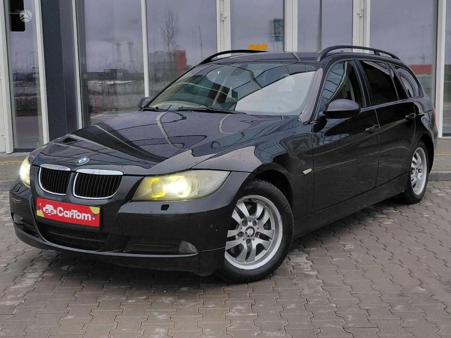 Black BMW 320 2008 in Vilnius, with an engine capacity of 2.00 L and mileage of 277 thousand km for 3700 €, photo 3 on AUTOMOTO.COM.LV