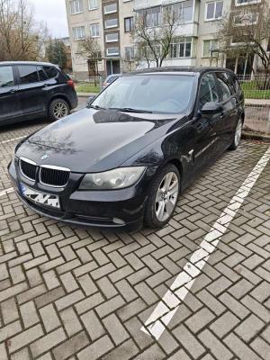 Black BMW 320 2008 in Kaunas, with an engine capacity of 2.00 L and mileage of 2541 thousand km for 1800 €, photo  on AUTOMOTO.COM.LV