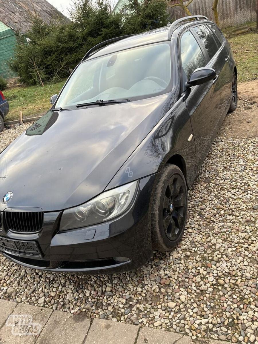 Black BMW 320 2008 in Vilkaviskis, with an engine capacity of 2.00 L and mileage of 398 thousand km for 2750 €, photo 6 on AUTOMOTO.COM.LV