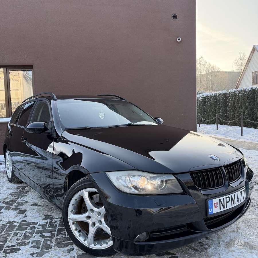 Black BMW 320 2008 in Kaisiadorys, with an engine capacity of 2.00 L and mileage of 360 thousand km for 2950 €, photo 2 on AUTOMOTO.COM.LV