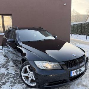 Black BMW 320 2008 in Kaisiadorys, with an engine capacity of 2.00 L and mileage of 360 thousand km for 2950 €, photo 6 on AUTOMOTO.COM.LV