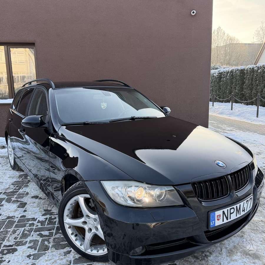 Black BMW 320 2008 in Kaisiadorys, with an engine capacity of 2.00 L and mileage of 360 thousand km for 2950 €, photo 6 on AUTOMOTO.COM.LV