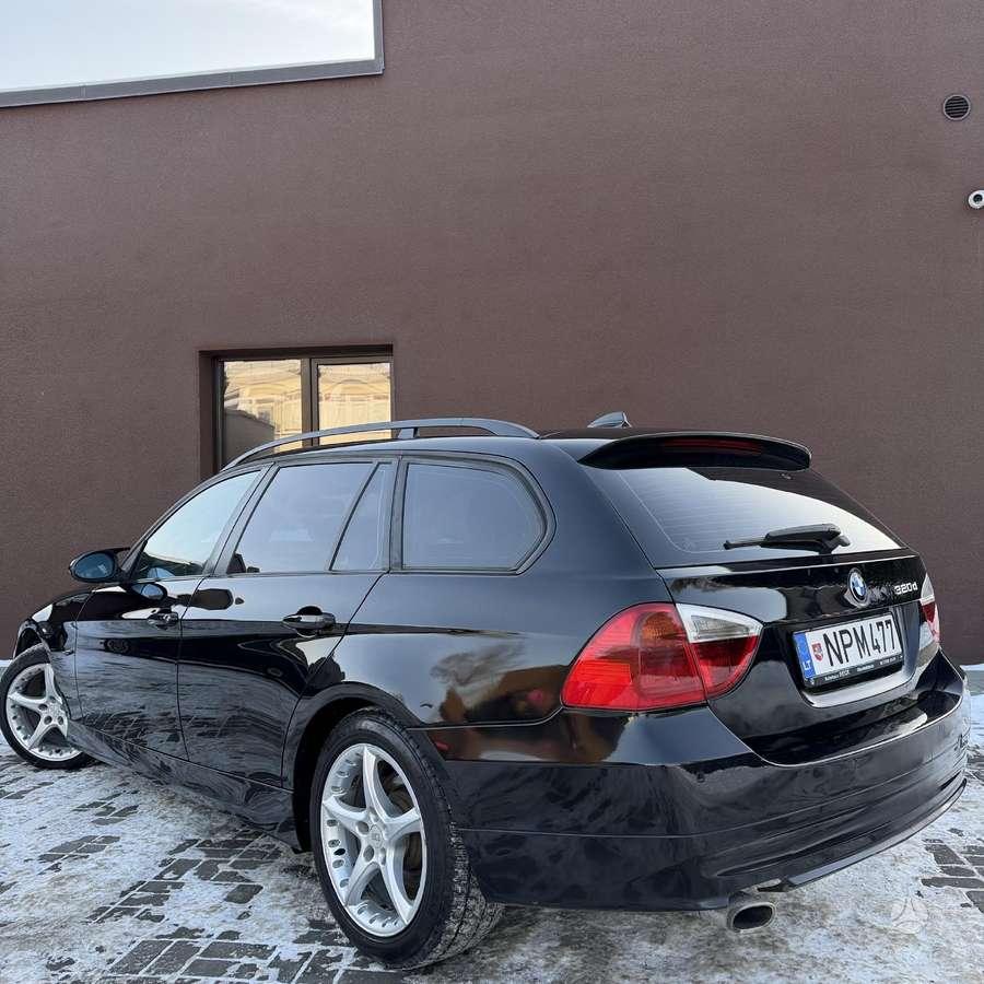 Black BMW 320 2008 in Kaisiadorys, with an engine capacity of 2.00 L and mileage of 360 thousand km for 2950 €, photo 8 on AUTOMOTO.COM.LV
