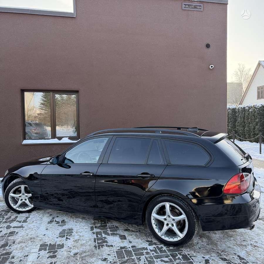 Black BMW 320 2008 in Kaisiadorys, with an engine capacity of 2.00 L and mileage of 360 thousand km for 2950 €, photo 10 on AUTOMOTO.COM.LV