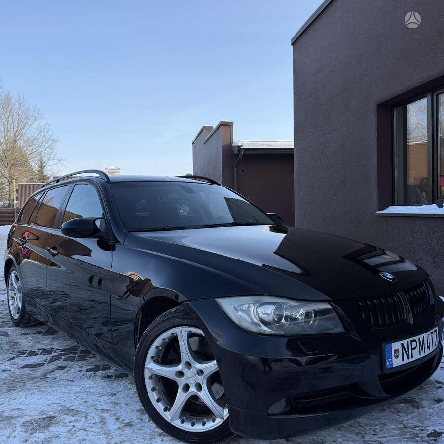 Black BMW 320 2008 in Kaisiadorys, with an engine capacity of 2.00 L and mileage of 360 thousand km for 2950 €, photo 21 on AUTOMOTO.COM.LV