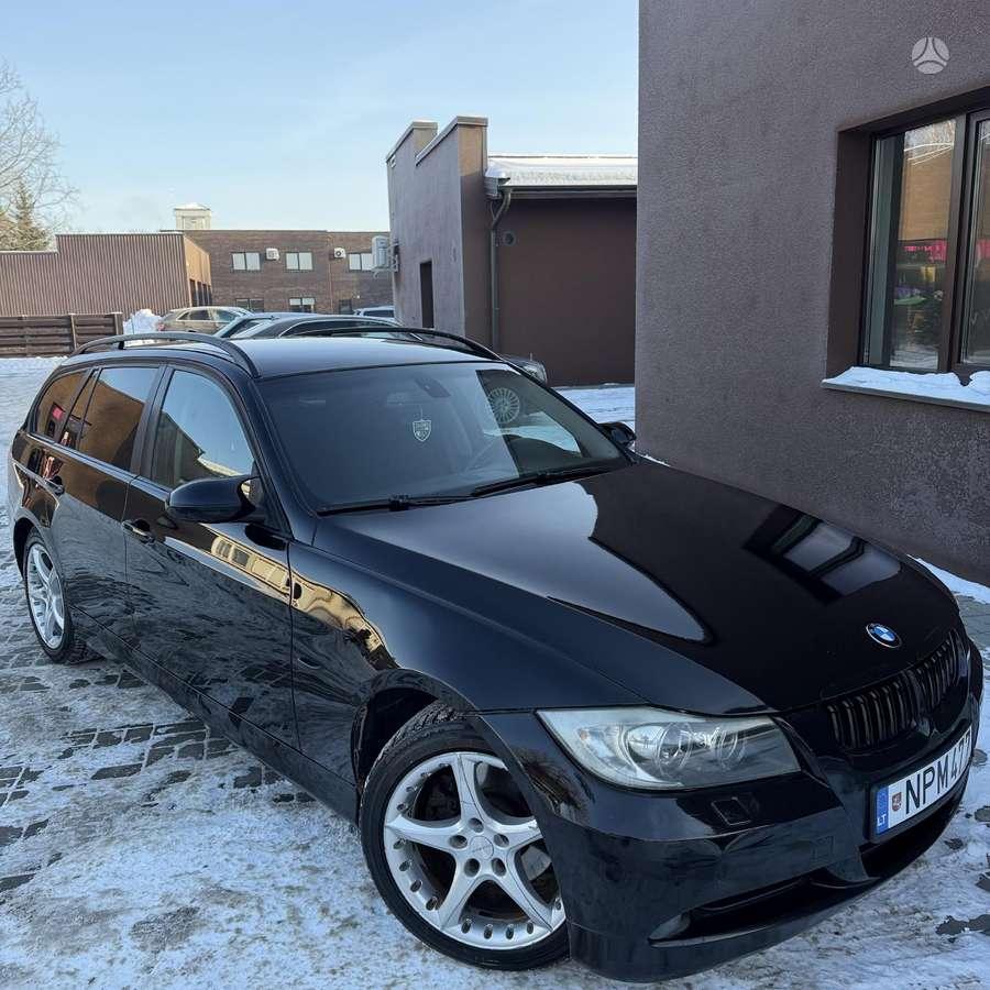 Black BMW 320 2008 in Kaisiadorys, with an engine capacity of 2.00 L and mileage of 360 thousand km for 2950 €, photo 22 on AUTOMOTO.COM.LV