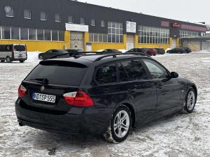 Black BMW 320 2008 in Utena, with an engine capacity of 2.00 L and mileage of 289 thousand km for 2950 €, photo 4 on AUTOMOTO.COM.LV