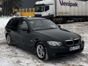 Black BMW 320 2008 in Utena, with an engine capacity of 2.00 L and mileage of 289 thousand km for 2950 €, photo 6 on AUTOMOTO.COM.LV