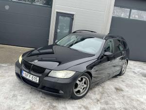 Melns BMW 320 2008 Kauņa, ar dzinēja tilpumu 2.00 L un nobraukumu 347 tūkst. km par 2400 €, foto  vietnē AUTOMOTO.COM.LV