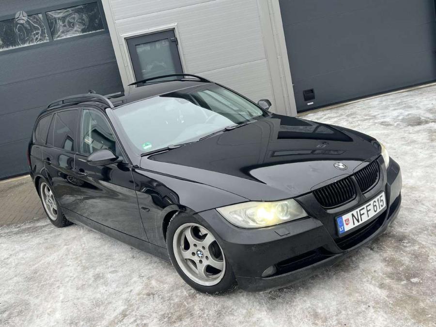 Melns BMW 320 2008 Kauņa, ar dzinēja tilpumu 2.00 L un nobraukumu 347 tūkst. km par 2400 €, foto 5 vietnē AUTOMOTO.COM.LV