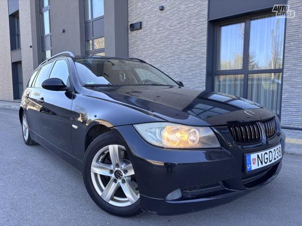 Black BMW 320 2008 in Kaunas, with an engine capacity of 2.00 L and mileage of 334 thousand km for 2290 €, photo 1 on AUTOMOTO.COM.LV