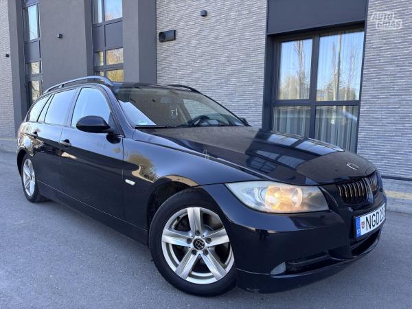 Black BMW 320 2008 in Kaunas, with an engine capacity of 2.00 L and mileage of 334 thousand km for 2290 €, photo 5 on AUTOMOTO.COM.LV