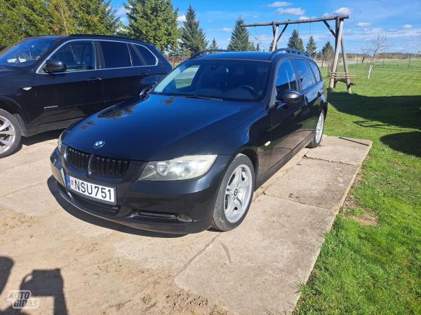 Black BMW 320 2008 in Panevezys, with an engine capacity of 2.00 L and mileage of 349 thousand km for 3300 €, photo 1 on AUTOMOTO.COM.LV