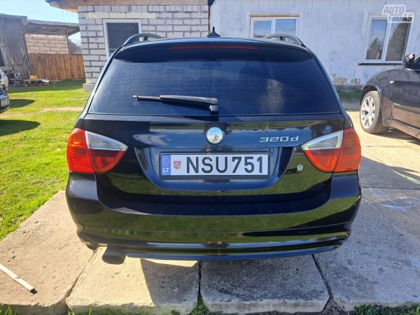 Black BMW 320 2008 in Panevezys, with an engine capacity of 2.00 L and mileage of 349 thousand km for 3300 €, photo 6 on AUTOMOTO.COM.LV