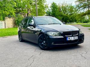 Black BMW 320 2008 in Riga, with an engine capacity of 2.00 L and mileage of 330 thousand km for 4200 €, photo  on AUTOMOTO.COM.LV
