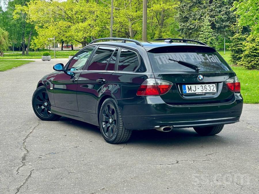 Black BMW 320 2008 in Riga, with an engine capacity of 2.00 L and mileage of 330 thousand km for 4200 €, photo 4 on AUTOMOTO.COM.LV