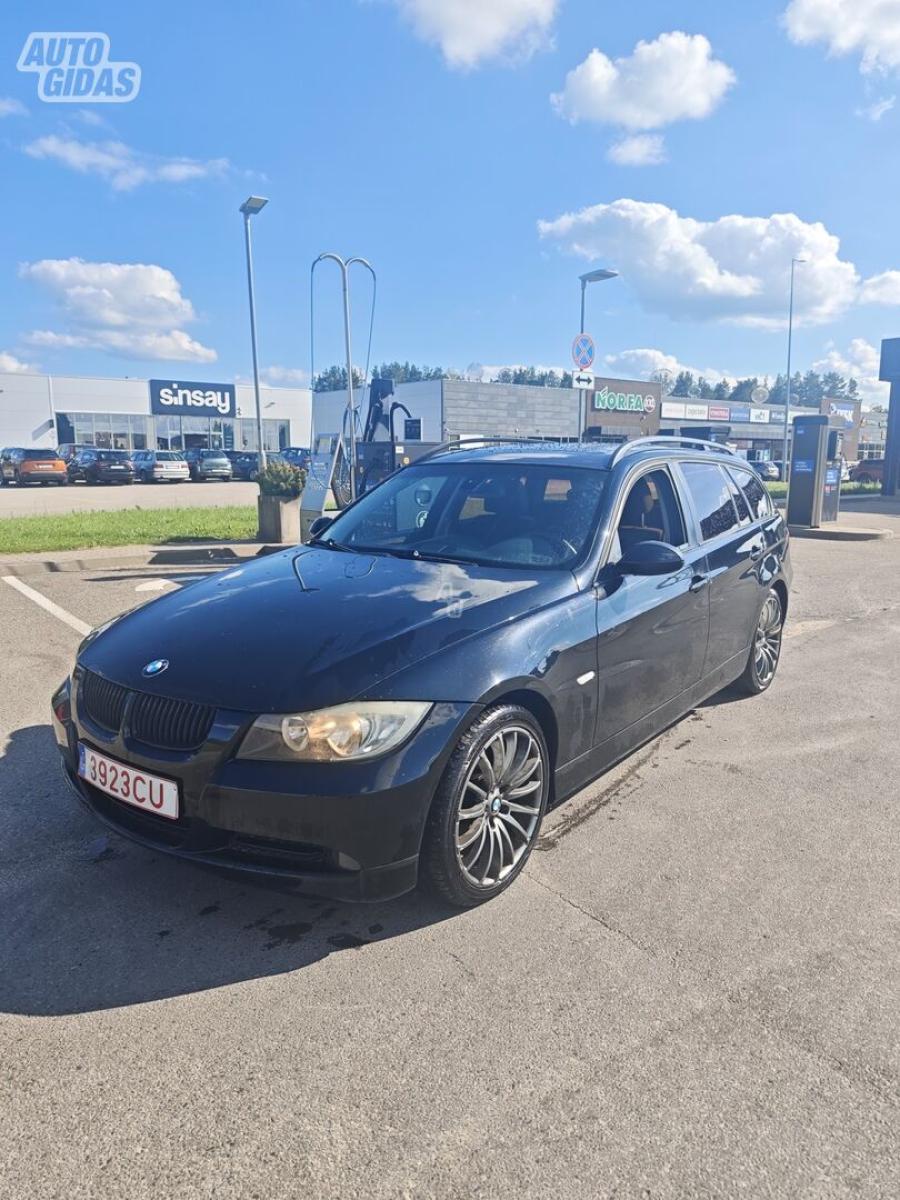 Black BMW 320 2008 in Utena, with an engine capacity of 2.00 L and mileage of 225 thousand km for 1990 €, photo 1 on AUTOMOTO.COM.LV