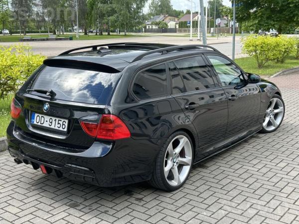 Black BMW 320 2008 in Jelgava, with an engine capacity of 2.00 L and mileage of 314 thousand km for 5900 €, photo 7 on AUTOMOTO.COM.LV