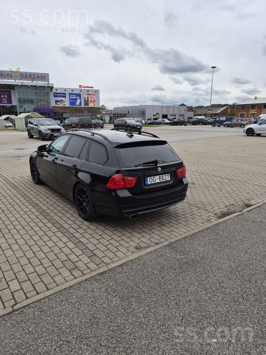 Black BMW 320 2008 in Riga, with an engine capacity of 2.00 L and mileage of 448 thousand km for 4700 €, photo 5 on AUTOMOTO.COM.LV