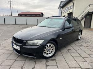 Black BMW 320 2008 in Riga, with an engine capacity of 2.00 L and mileage of 0 thousand km for 3490 €, photo 1 on AUTOMOTO.COM.LV