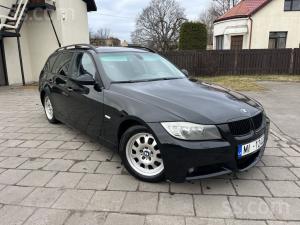 Black BMW 320 2008 in Riga, with an engine capacity of 2.00 L and mileage of 0 thousand km for 3490 €, photo 3 on AUTOMOTO.COM.LV