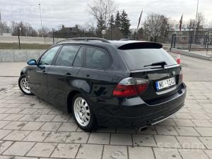 Black BMW 320 2008 in Riga, with an engine capacity of 2.00 L and mileage of 0 thousand km for 3490 €, photo 6 on AUTOMOTO.COM.LV