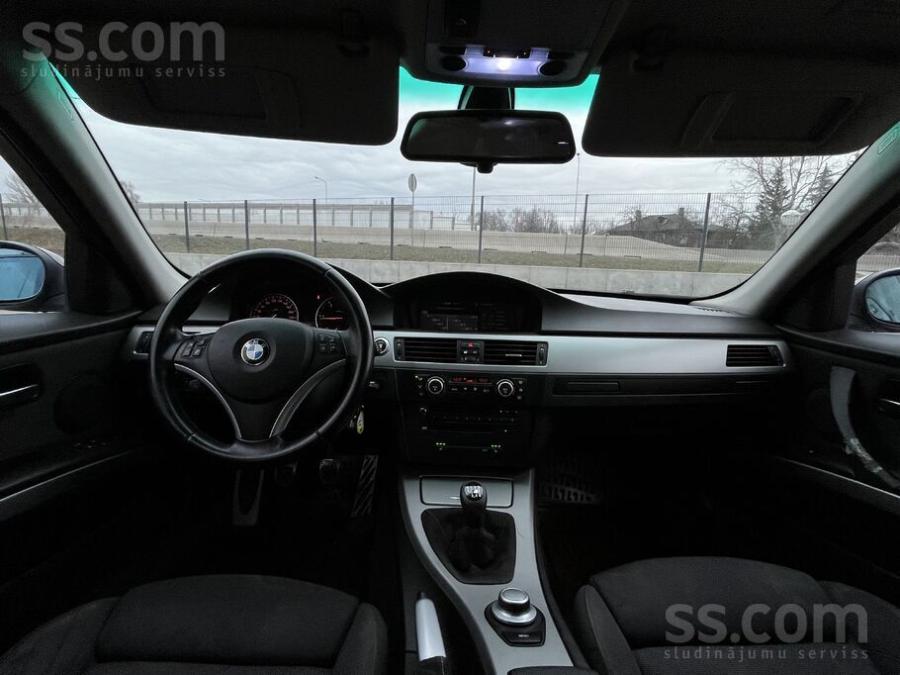 Black BMW 320 2008 in Riga, with an engine capacity of 2.00 L and mileage of 0 thousand km for 3490 €, photo 9 on AUTOMOTO.COM.LV
