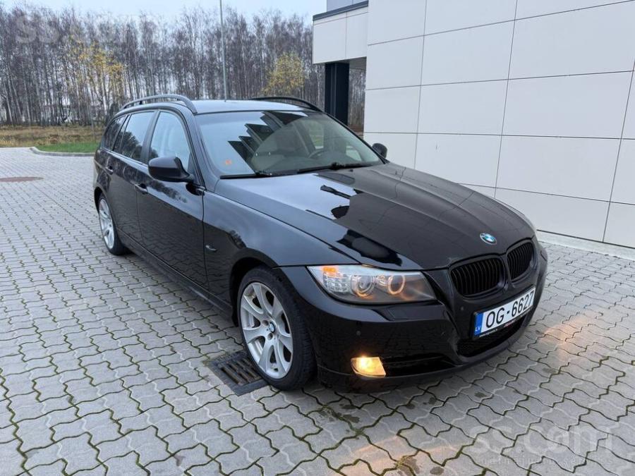 Black BMW 320 2008 in Riga, with an engine capacity of 2.00 L and mileage of 420 thousand km for 3400 €, photo 1 on AUTOMOTO.COM.LV