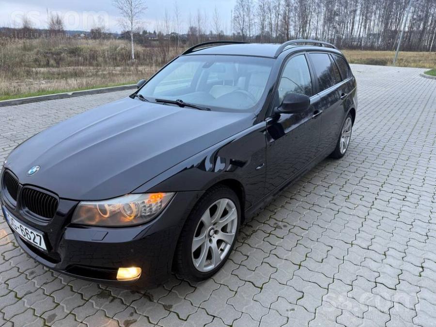 Black BMW 320 2008 in Riga, with an engine capacity of 2.00 L and mileage of 420 thousand km for 3400 €, photo 6 on AUTOMOTO.COM.LV