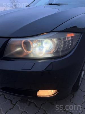 Black BMW 320 2008 in Riga, with an engine capacity of 2.00 L and mileage of 420 thousand km for 3400 €, photo 13 on AUTOMOTO.COM.LV