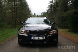 Black BMW 320 2008 in Rezekne, with an engine capacity of 2.00 L and mileage of 296 thousand km for 6400 €, photo  on AUTOMOTO.COM.LV