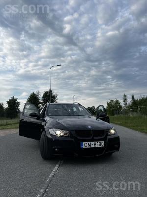 Black BMW 320 2008 in Jelgava, with an engine capacity of 2.00 L and mileage of 266 thousand km for 5600 €, photo  on AUTOMOTO.COM.LV