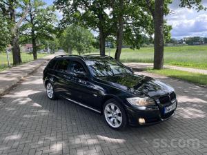 Black BMW 320 2008 in Valmiera, with an engine capacity of 2.00 L and mileage of 284 thousand km for 4300 €, photo 3 on AUTOMOTO.COM.LV