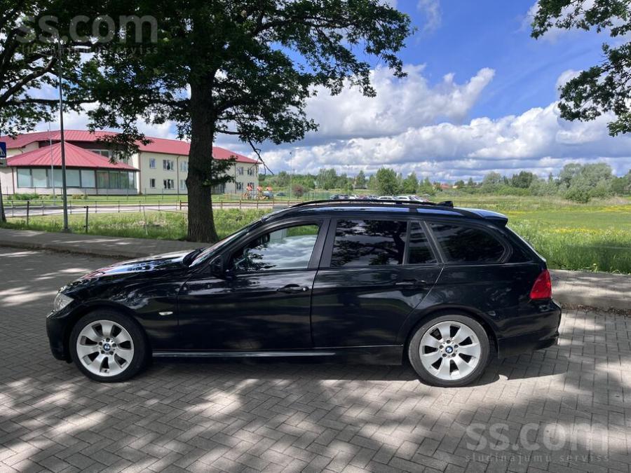 Black BMW 320 2008 in Valmiera, with an engine capacity of 2.00 L and mileage of 284 thousand km for 4300 €, photo 8 on AUTOMOTO.COM.LV