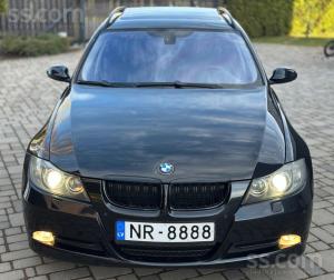 Black BMW 320 2008 in Riga, with an engine capacity of 2.00 L and mileage of 218 thousand km for 4350 €, photo  on AUTOMOTO.COM.LV